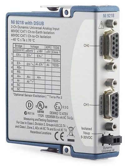 NI 9218 D-SUB | ペリテック 製品販売・サービス