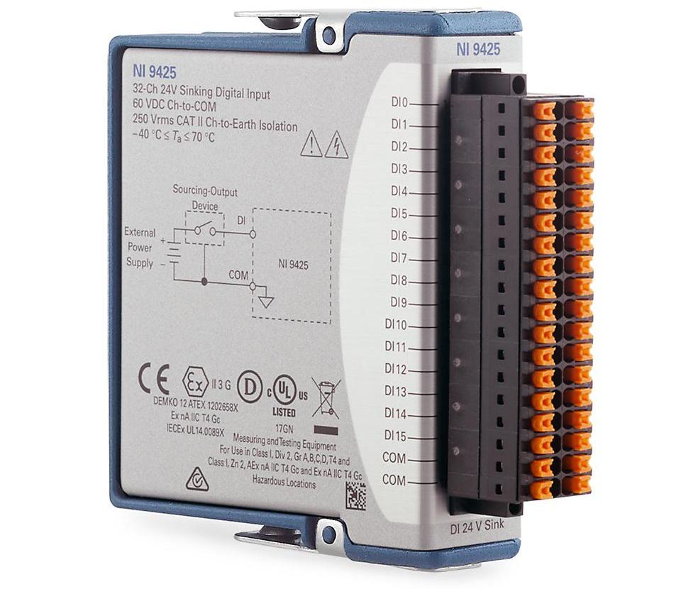 NI 9425 スプリング端子 | ペリテック 製品販売・サービス