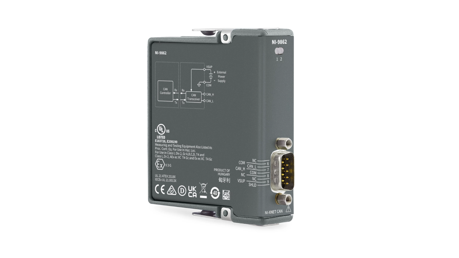 NI-9862 インタフェースモジュール | ペリテック 製品販売・サービス